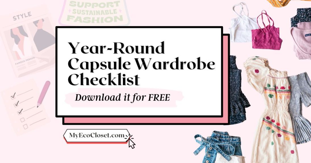 Printable Capsule Wardrobe Checklist: Download for FREE - My Eco Closet