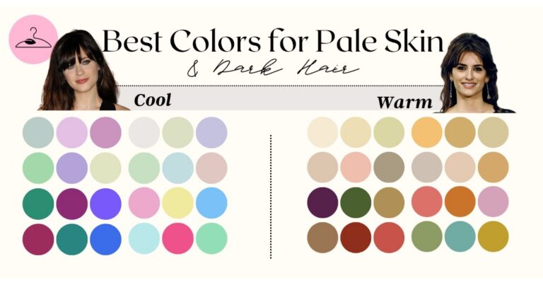 What Colors Look Good on Pale Skin and Dark Hair? - My Eco Closet