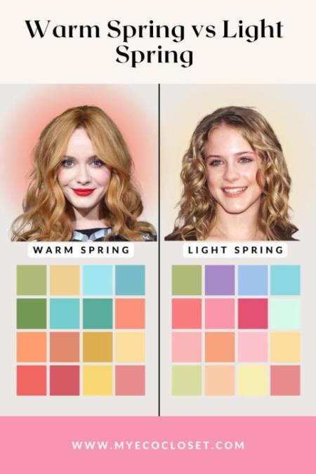 Warm Spring vs Light Spring: Key Differences - My Eco Closet