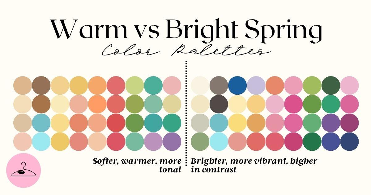 Warm Spring vs Bright Spring: Key Differences - My Eco Closet