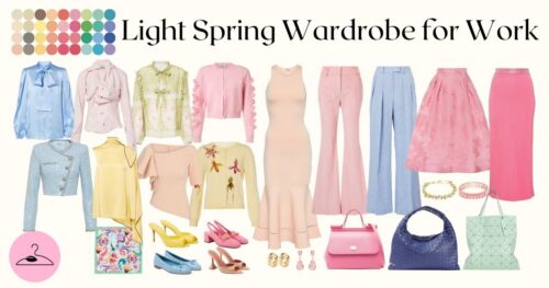 Light Spring Capsule Wardrobe: How to Style the Palette - My Eco Closet
