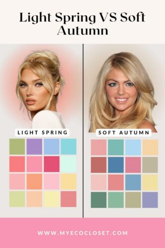 Soft Autumn vs Light Spring: How to Tell Them Apart | My Eco Closet