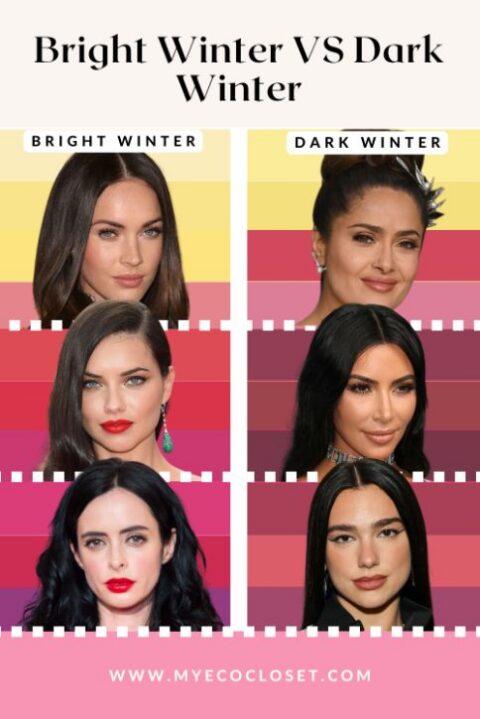 Bright Winter vs Dark (Deep) Winter: How to Tell Them Apart | My Eco Closet