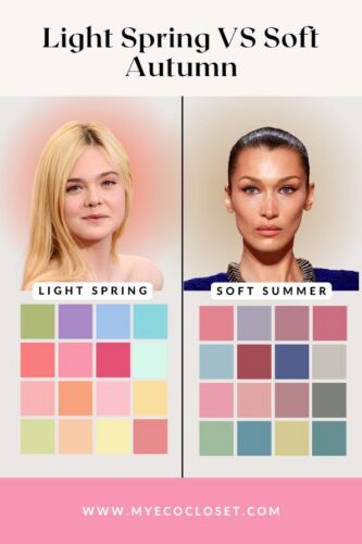 Light Spring vs Soft Summer: How to Tell Them Apart - My Eco Closet