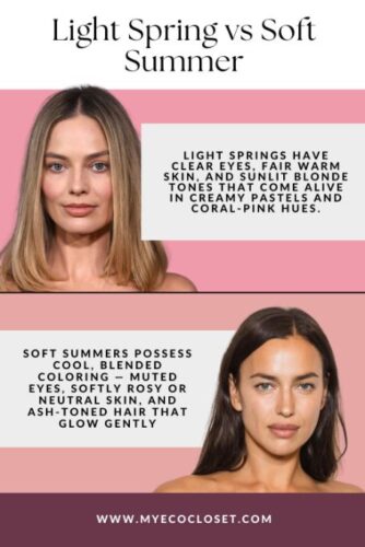 Light Spring vs Soft Summer: How to Tell Them Apart | My Eco Closet
